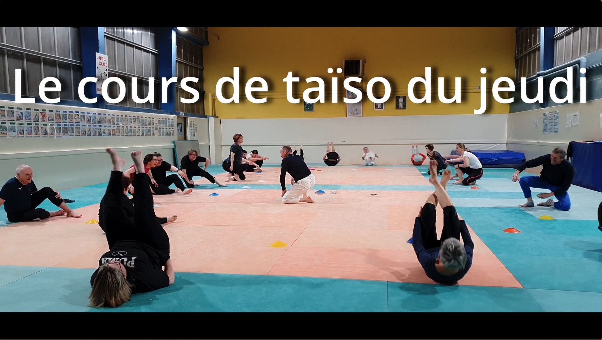 Succès croissant pour le cours de taïso du jeudi - judo club chaumont
